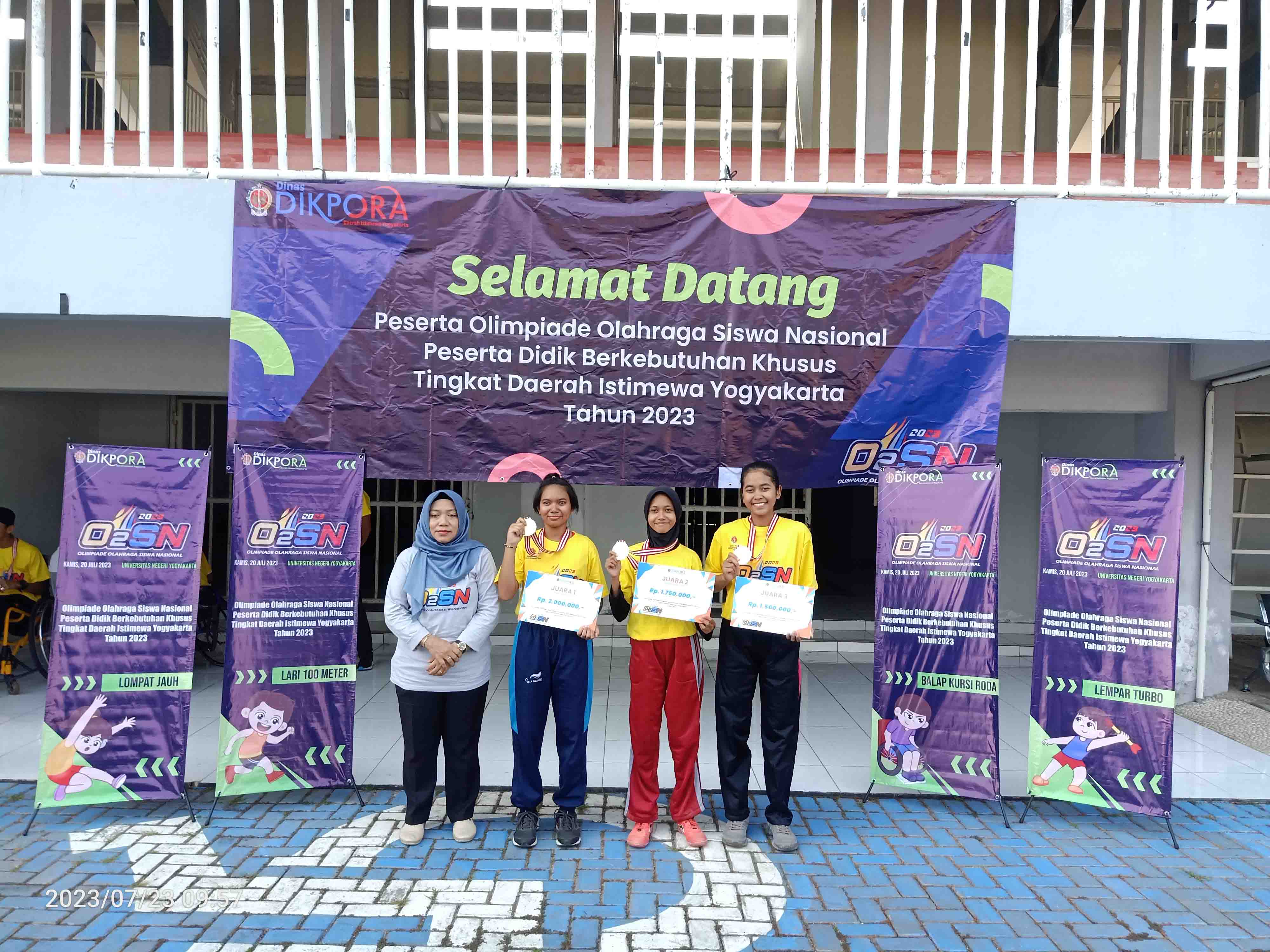 Dinas Pendidikan Pemuda dan Olahraga DIY | OLIMPIADE OLAHRAGA SISWA NASIONAL PDBK TINGKAT DIY 2023